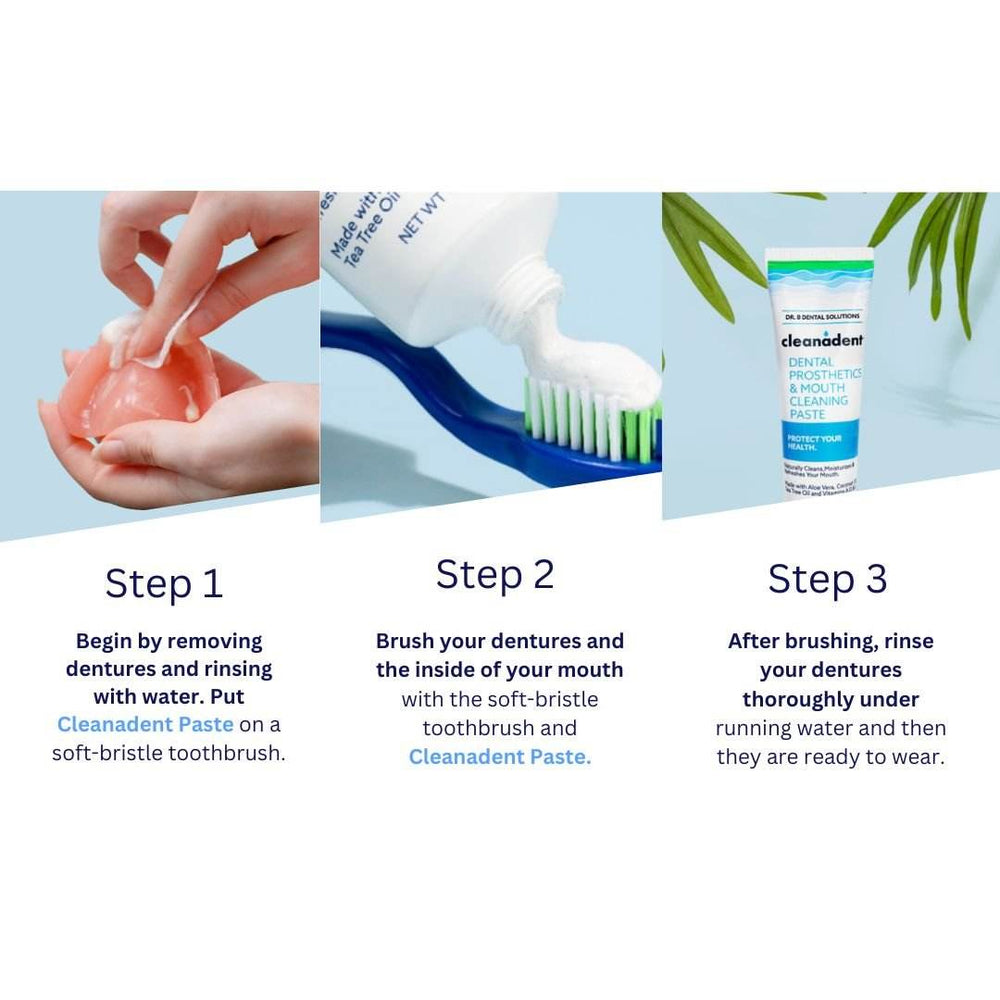 Cleanadent Toothpaste for Dentures – Dr. B Dental Solutions