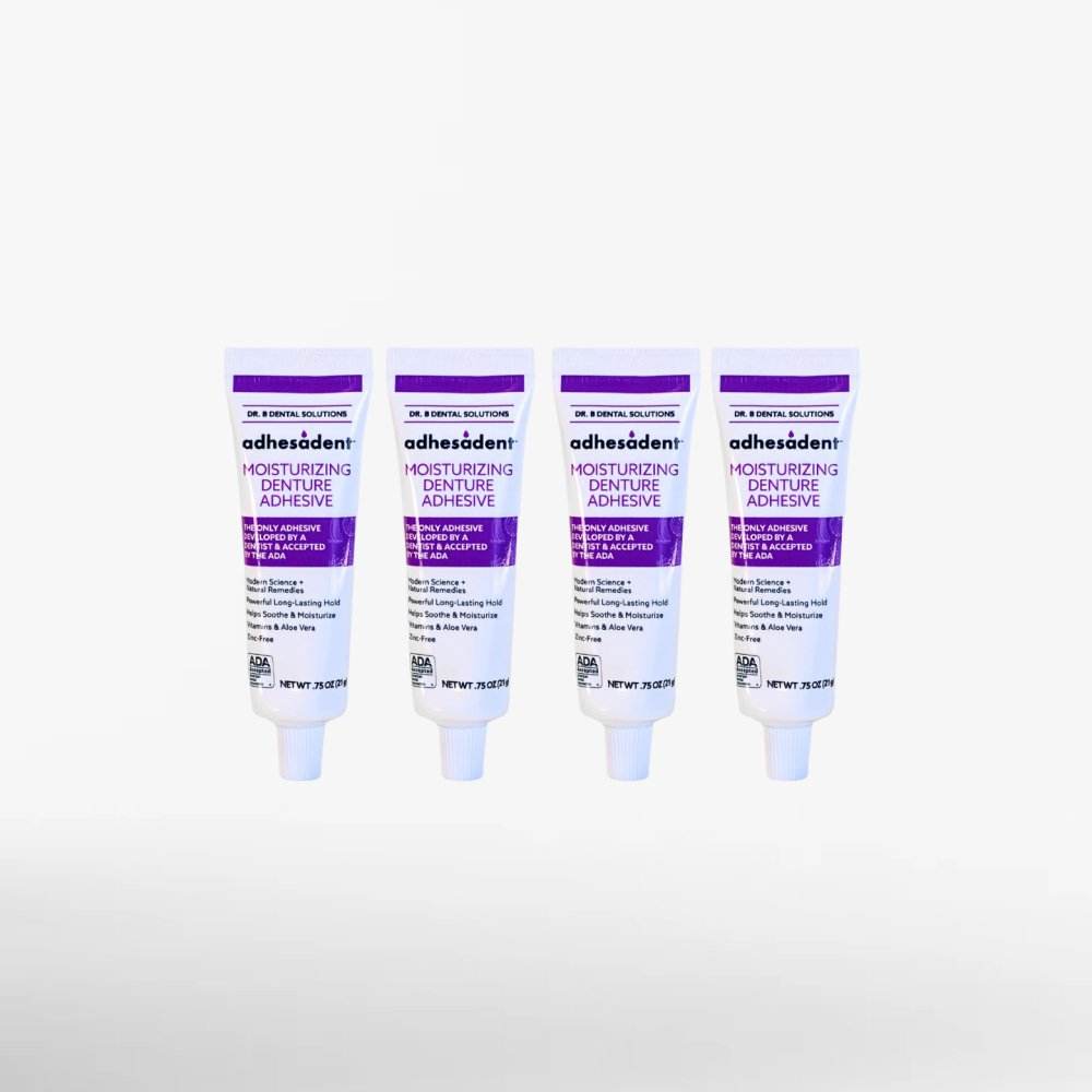 Adhesadent Denture Adhesive | Zinc Free & ADA Accepted Adhesive – Dr. B ...