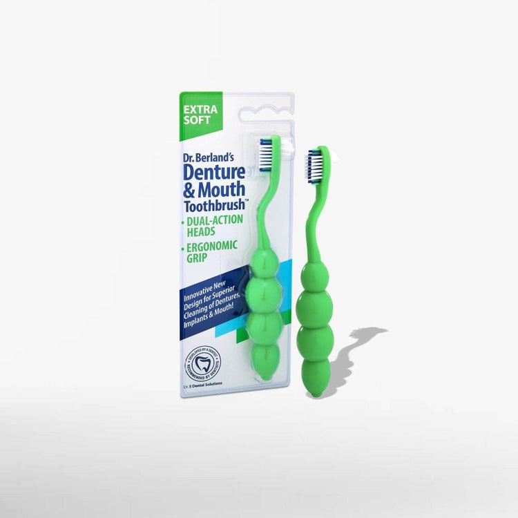 Denture & Mouth Toothbrush | Safe Cleaning for Dental Prosthetics – Dr ...