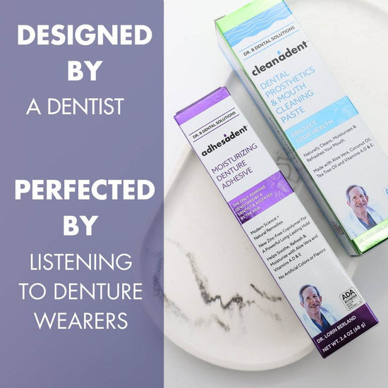 Complete Denture Care Kit for Daily Cleaning, Comfort and Hold – Dr. B ...